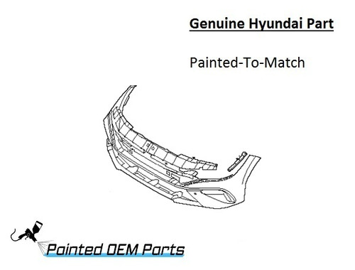 Painted 2024-2026 Hyundai Elantra Front Bumper | Genuine OEM