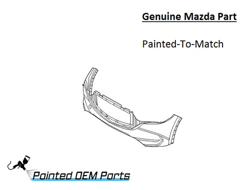 Painted 2022-2025 Mazda CX-5 CX5 Front Bumper Cover | Genuine OEM
