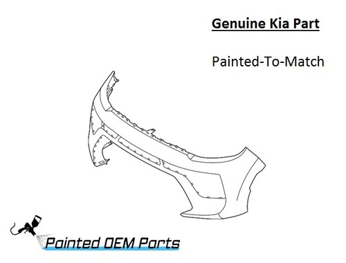 Painted 2022 Kia Soul Front Bumper | Genuine OEM