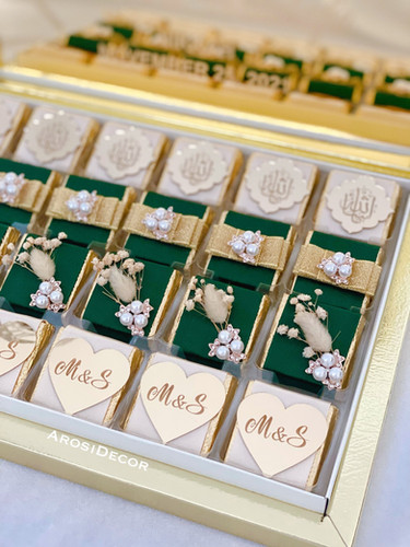Nikkah Chocolate Box | Arosi Decor