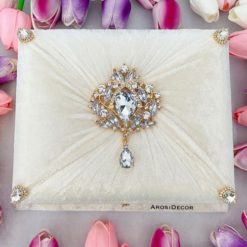 Ivory Gold Quran & Box | Arosi Decor