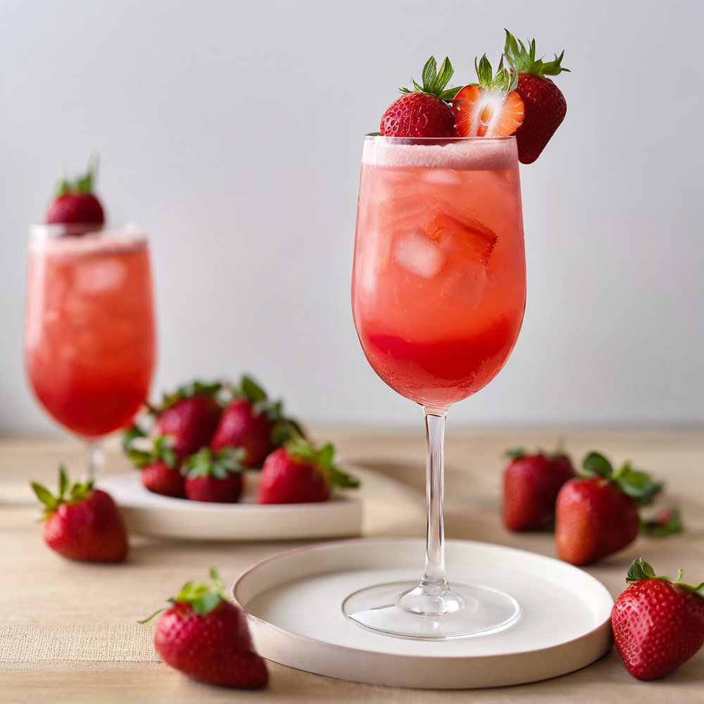 A Simple Mocktail Recipe Kids Can Make: Strawberry Ginger Fizz