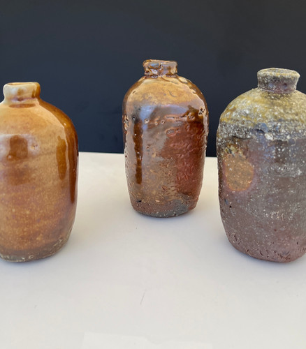Small wood fired bottle - Daniel Lafferty | Bandicoot Pottery