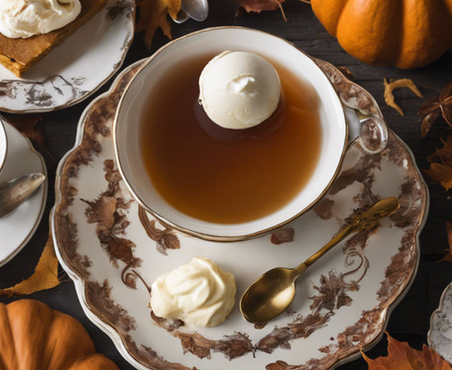 Pumpkin Pie Ala Mode | IV Tea Company