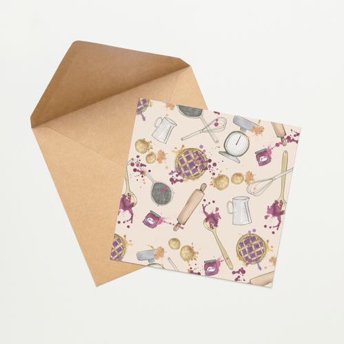 Messy Baker Card | Sarah Dowling