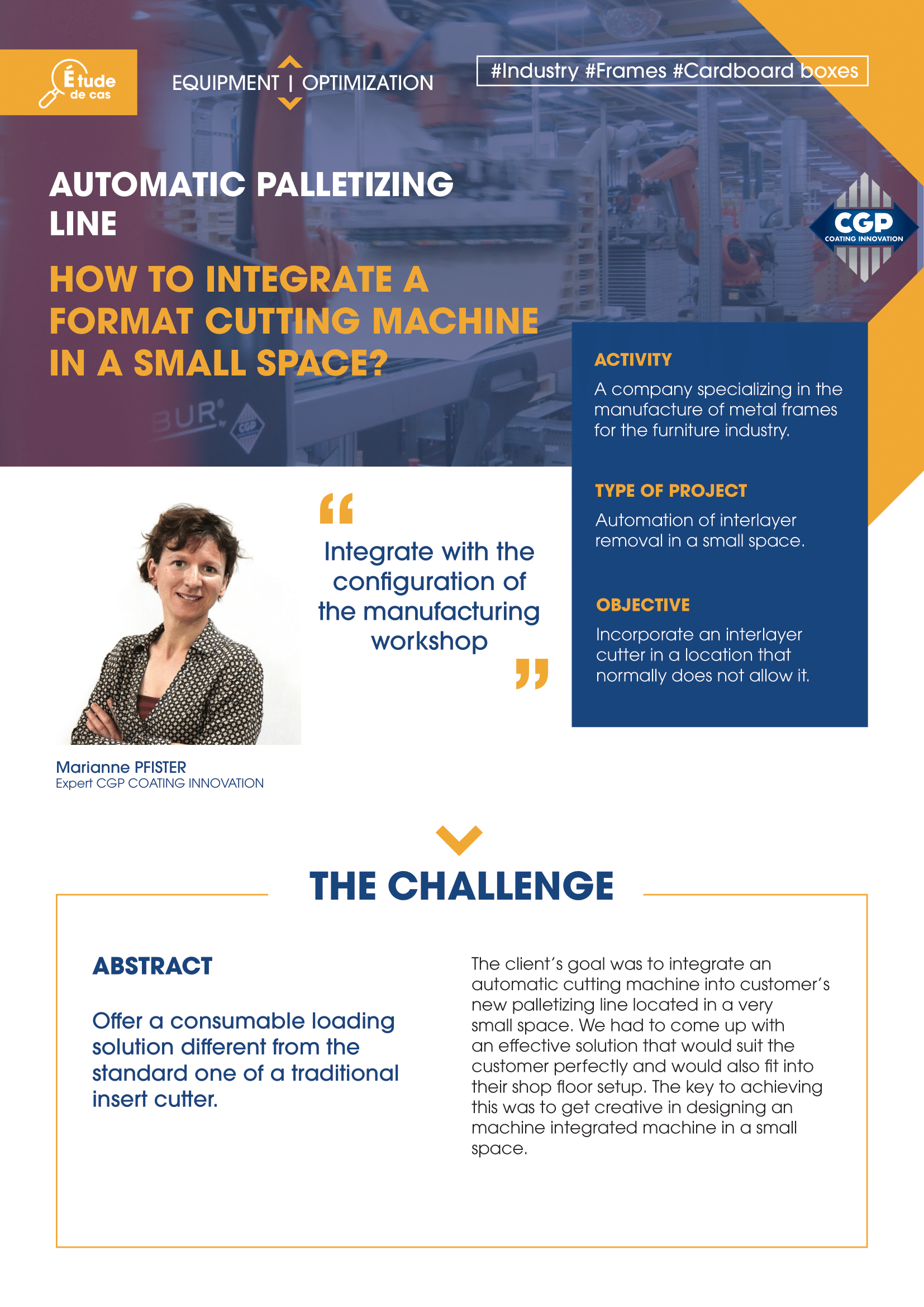 HOW TO INTEGRATE A FORMAT CUTTING MACHINE IN A SMALL SPACE?