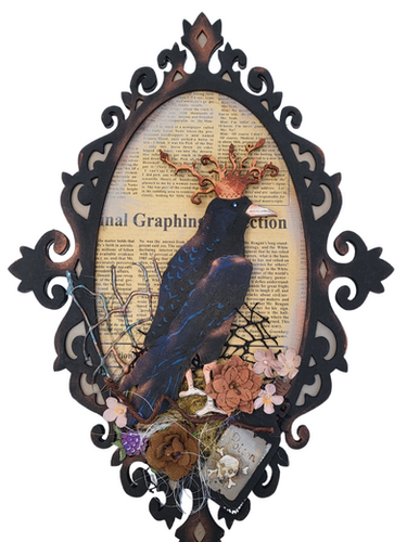Crow Frame | madhatterscrafts