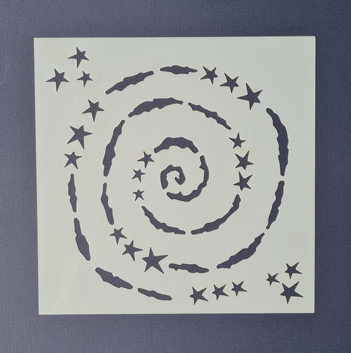 Spiral Galaxy Stencil | madhatterscrafts