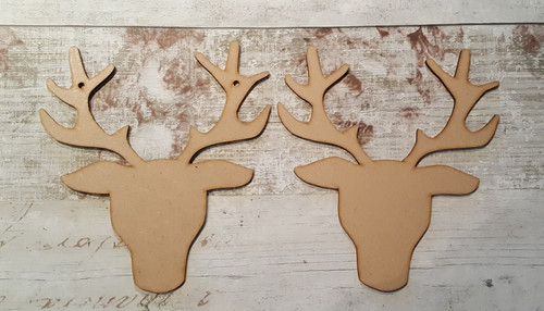 Large Front Facing Stag Head | madhatterscrafts