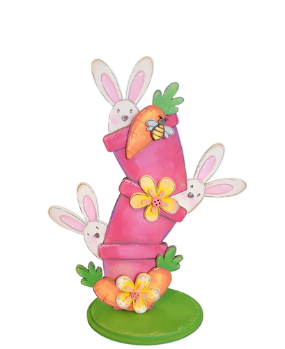 Bunny Tower | madhatterscrafts