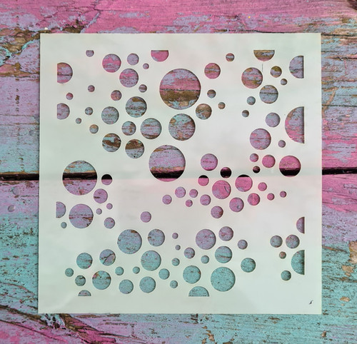 Small Bubbles Stencil | madhatterscrafts