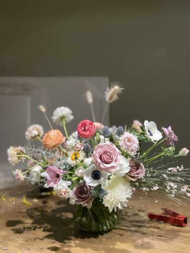 Rustic Pastel Flower Bouquet | Soho Flower & Garden