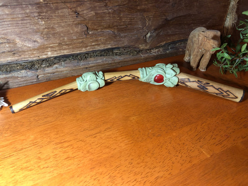 Unique Ceremonial Tepi Rapé Pipe | Yawanawa Spirit