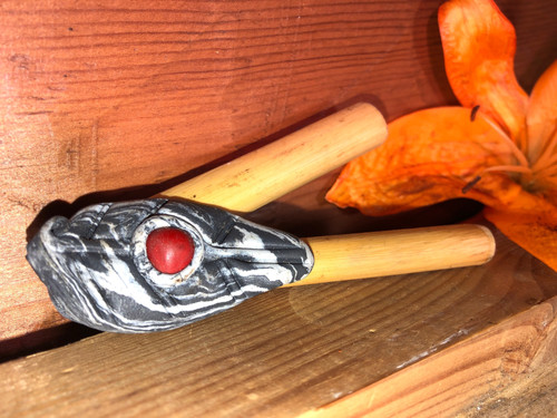 Unique Kuripe Ceremonial Rapé Pipe | Yawanawa Spirit