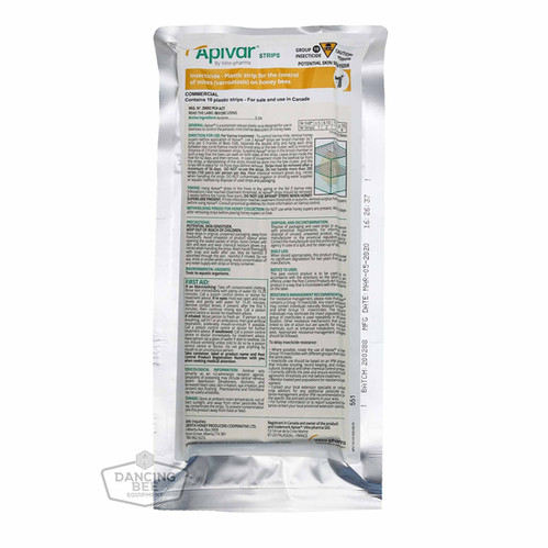 Apivar 10 Pack | Varroa Mite Control | Glengarry Bee Farm