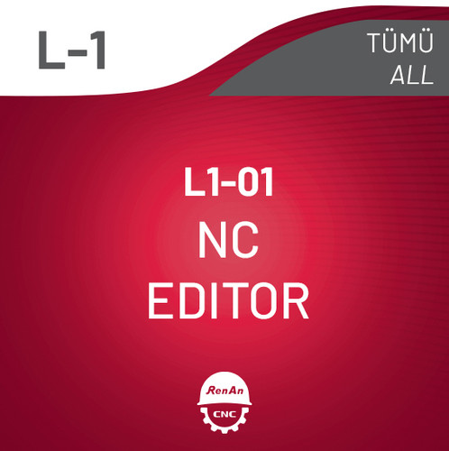 L1-01 NC EDITOR - Manuel Kod Yazımı | Cncrealtr