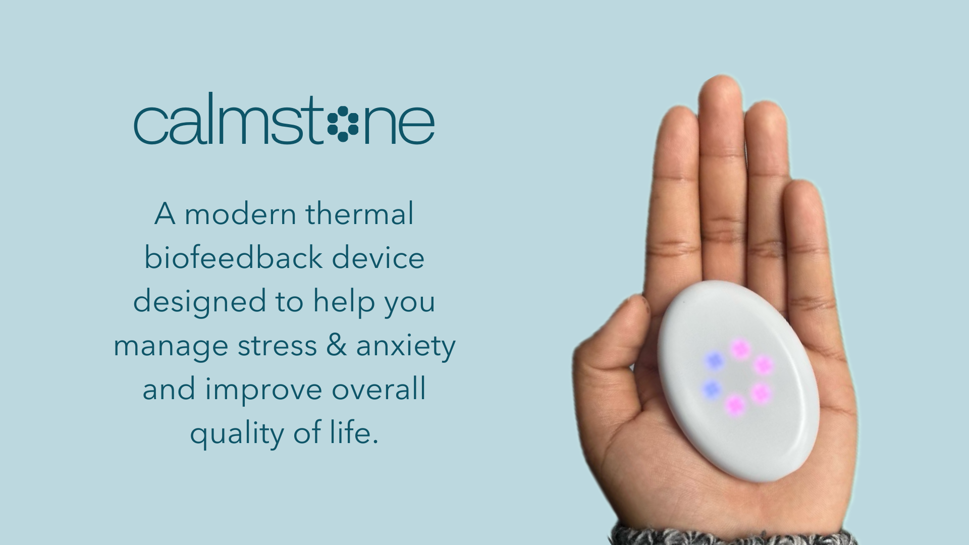 Calmstone | A Modern-Day Biofeedback Device