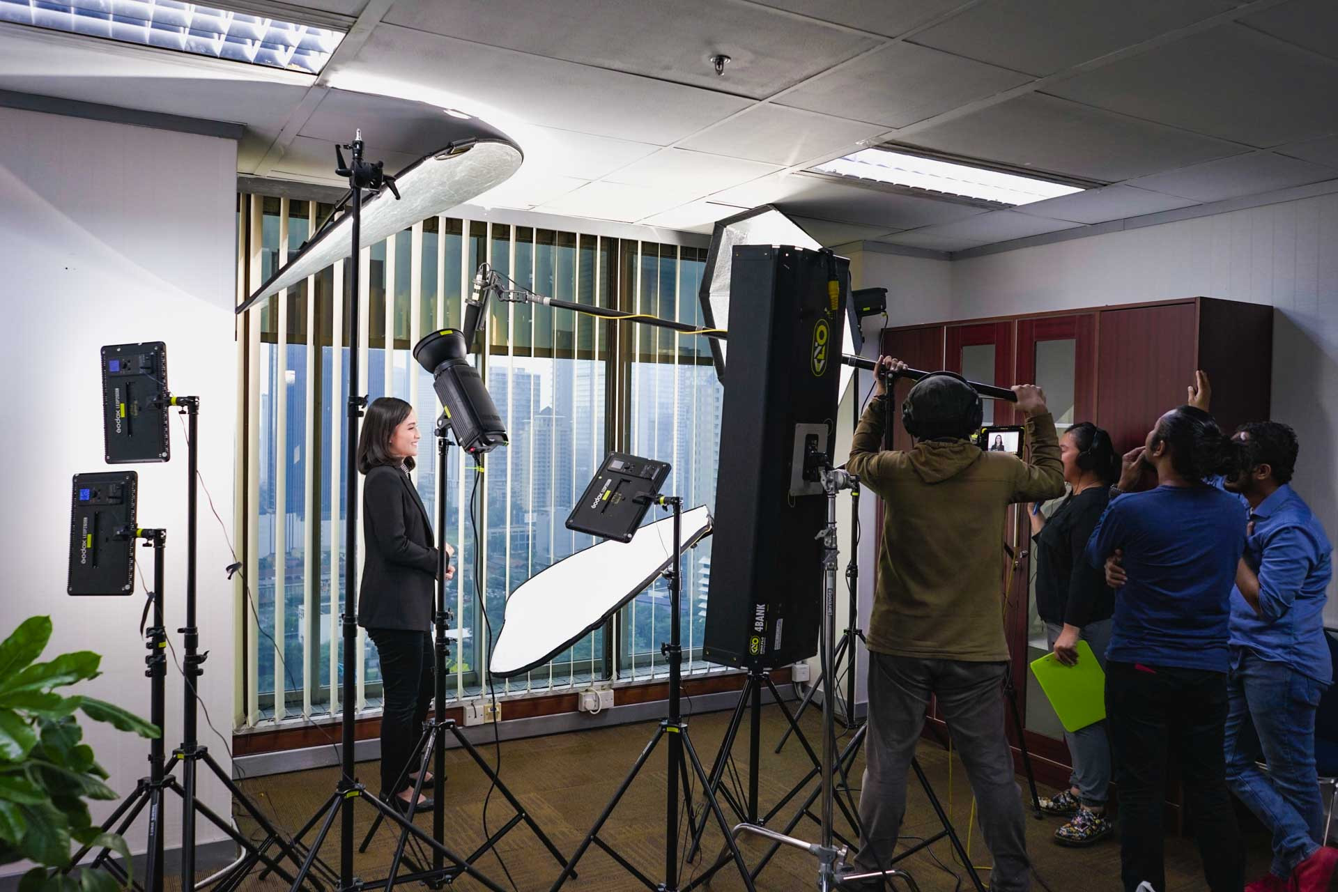Talking Head Video Production for Bank BRI Video Shooting