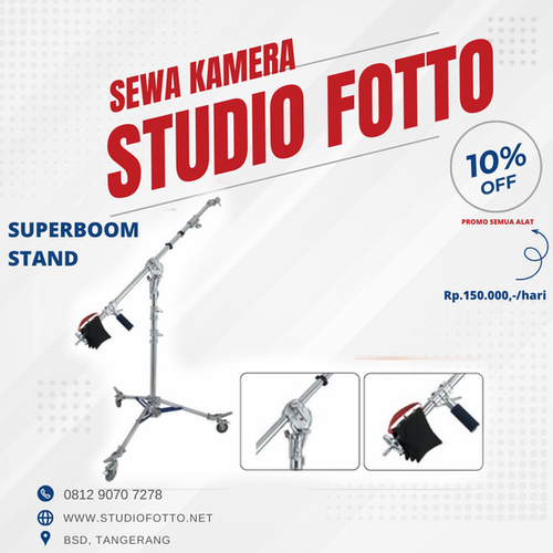 Sewa stand superboom | Studio Fotto