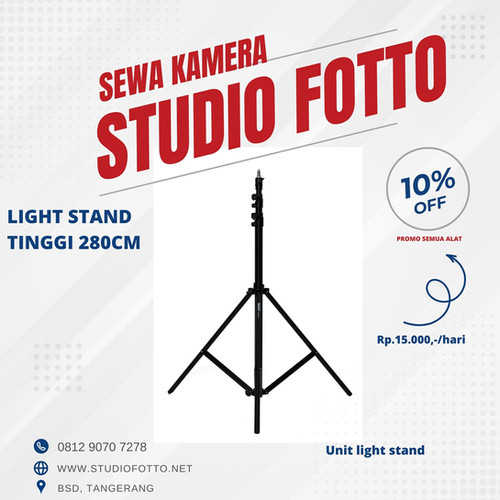 Sewa light stand | Studio Fotto