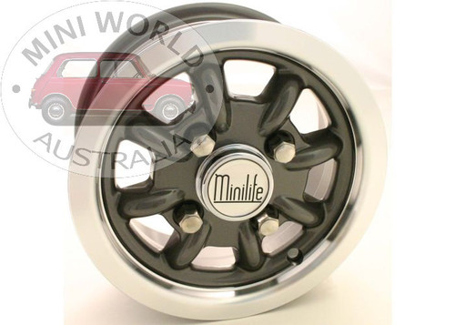 Mini alloy mag wheel rim 10x4.5 in anthracite diamond cut | Mini World ...
