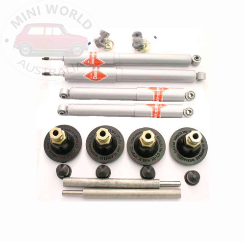 Mini and Moke suspension package of Hilo and Kayaba self adjusted Gas ...