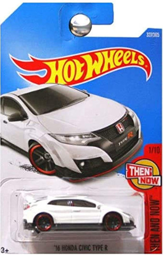 Hot Wheels 16 Honda Civic Type R White Collectible Die Cast Metal Toy ...