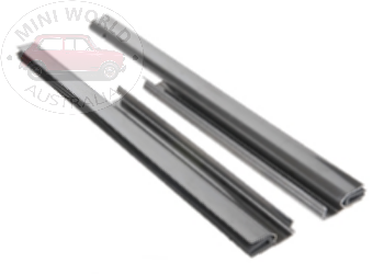 Glass window rail support with rubbers stainless steel | Mini World ...