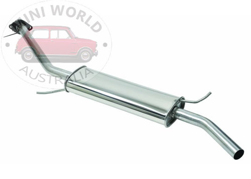 RC40 rear box and pipe from catalyst back in stainless steel | Mini ...