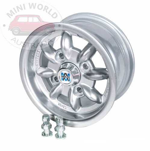 Minilite alloy mag wheel rim 10 x 4.5 drum offset | Mini World Australia