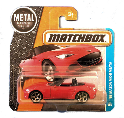 Matchbox '15 Mazda MX-5 Miata Collectible Die Cast Metal Toy JDM Model ...
