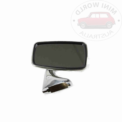 Classic Mini Door mirror R/H stainless steel convex glass | Mini World ...
