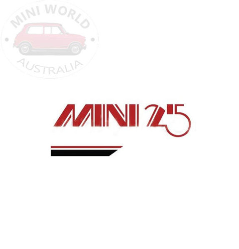 Mini 25 decal kit | Mini World Australia