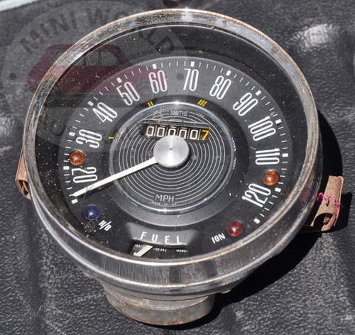 Genuine Cooper S Mk1 Smith 120 miles Speedometer gauge | Mini World ...