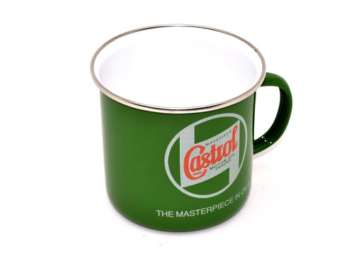 Castrol Classic Tin Mug for your Classic Mini or Moke Car | Mini World ...