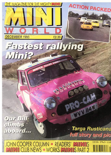 Mini World Car Magazine December 1993 | Mini World Australia