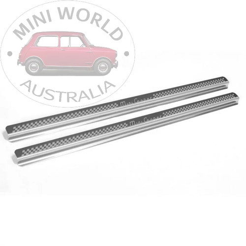 Mini Cooper Sill Edging Plate (Pair) - Stainless Steel | Mini World ...