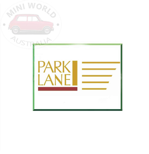 Mini Park Lane decal kit | Mini World Australia
