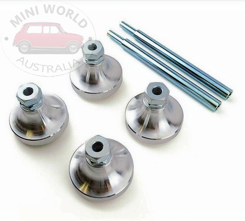 Set of adjustable height cones for Classic Mini and Moke cars | Mini ...