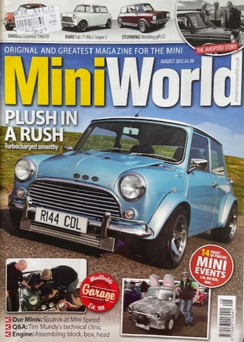 Mini World Car Magazine August 2012 | Mini World Australia