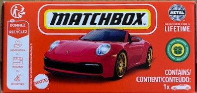 Matchbox Porsche 911 Carrera Cabriolet Diecast Model Toy | Mini World ...