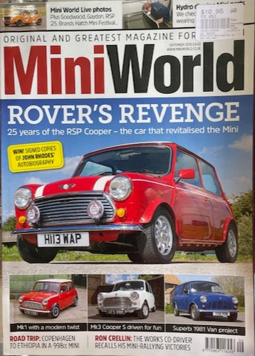 Mini World Car Magazine September 2015 | Mini World Australia