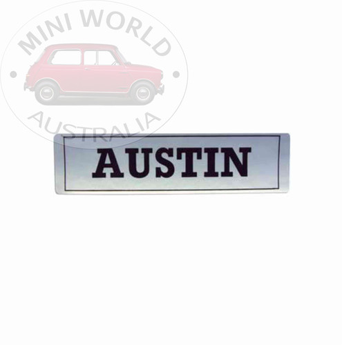 Austin rocker cover sticker | Mini World Australia