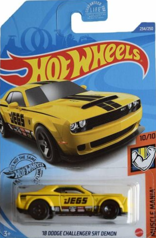 Hot Wheels '18 Dodge Challenger SRT Demon Collectible Diecast Metal Car ...