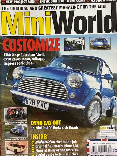 Mini World Car Magazine February 2003 | Mini World Australia