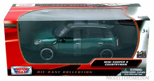 BMW Mini Cooper S Countryman Diecast Model Toy by Motormax | Mini World ...