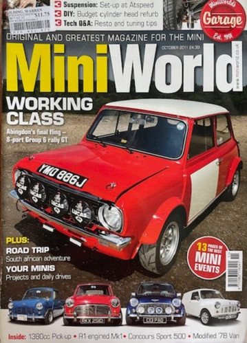 Mini World Car Magazine October 2011 | Mini World Australia