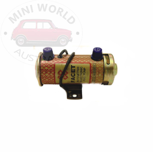 Facet fuel pump competition silver top | Mini World Australia