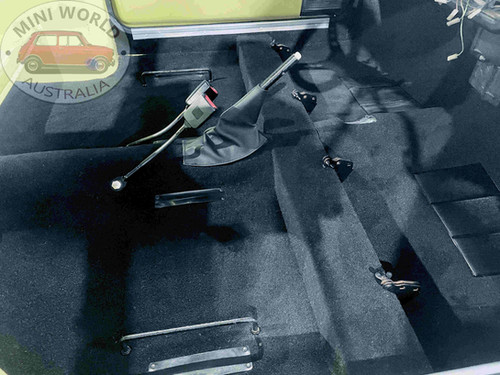 Mini Custom made BLACK plush carpet tailor made to fit your Classic ...