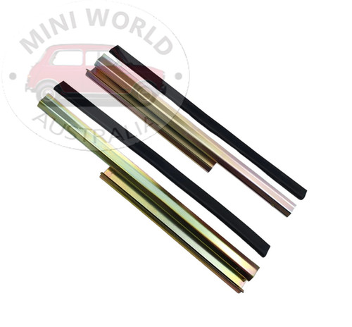 Glass window rail support kit with rubbers | Mini World Australia